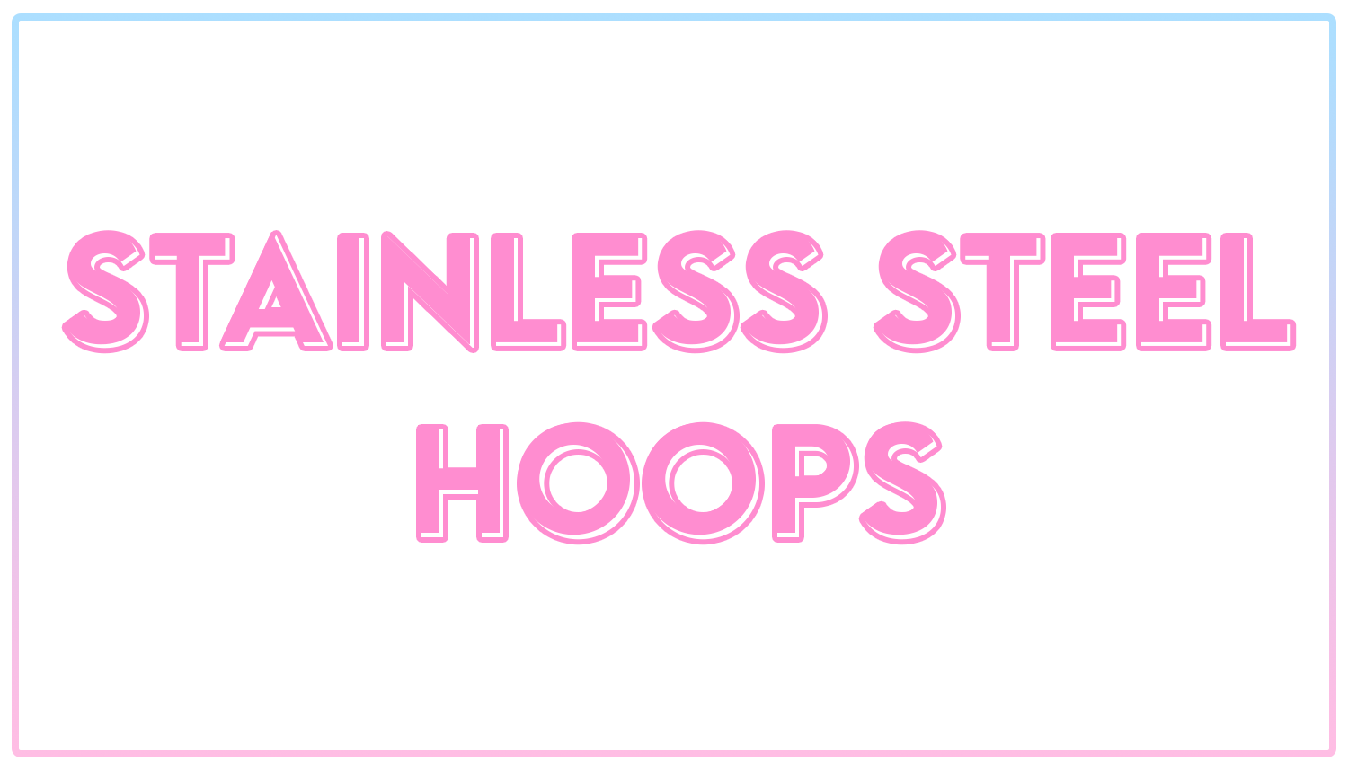 Trendy Stainless Steel Hoop Earrings for All Styles | Atlas Fashion